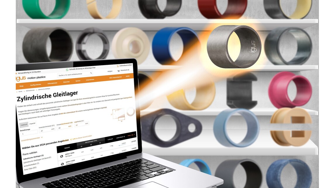 HANNOVER MESSE Product 2025: iglidur® polymer plain bearings (igus)