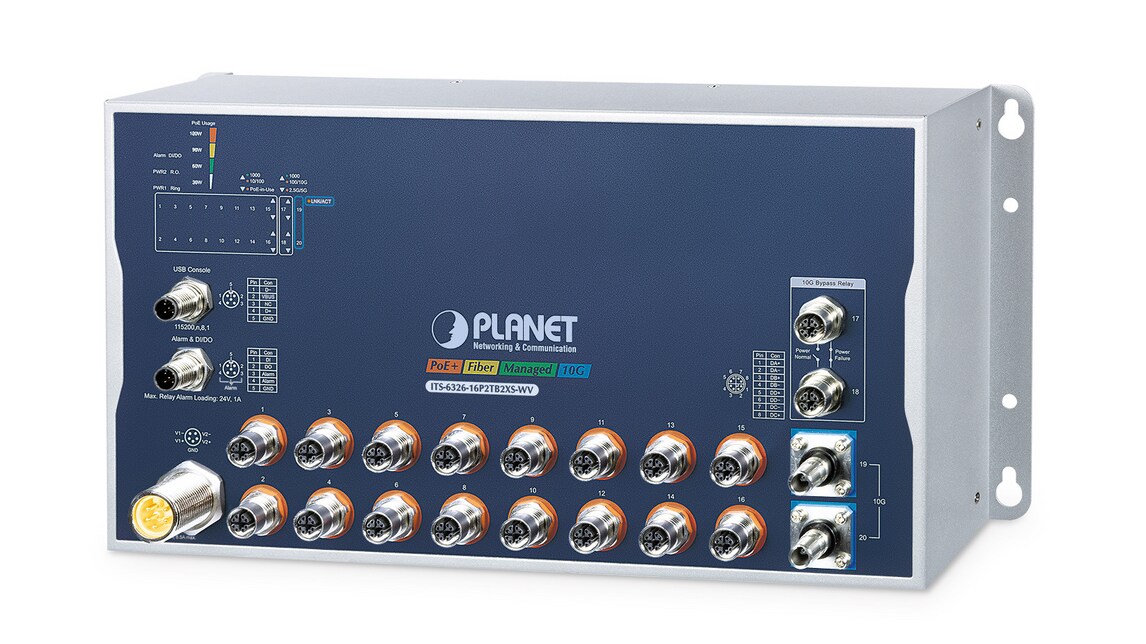 HANNOVER MESSE Produkt 2025: Robust EN50155 Managed PoE Networking (Planet Technology)