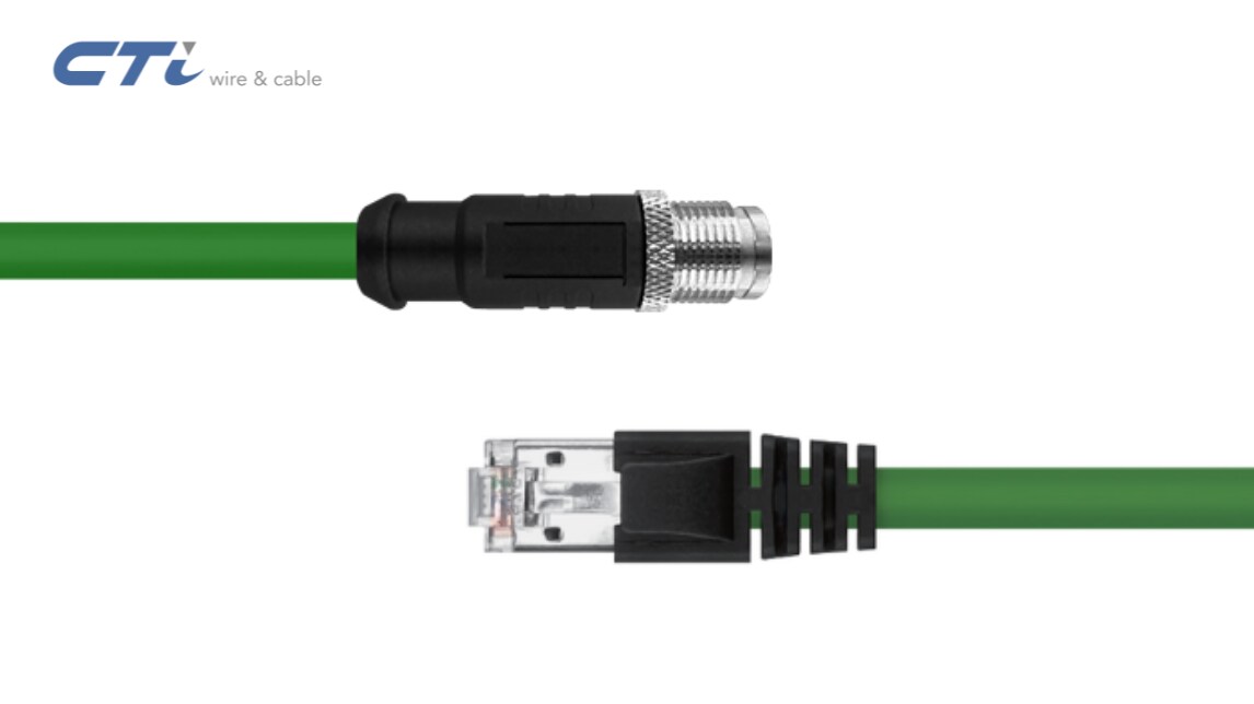 HANNOVER MESSE Produkt 2025: Industrial Cat.7 SFTP M12 X-code to RJ45 ...