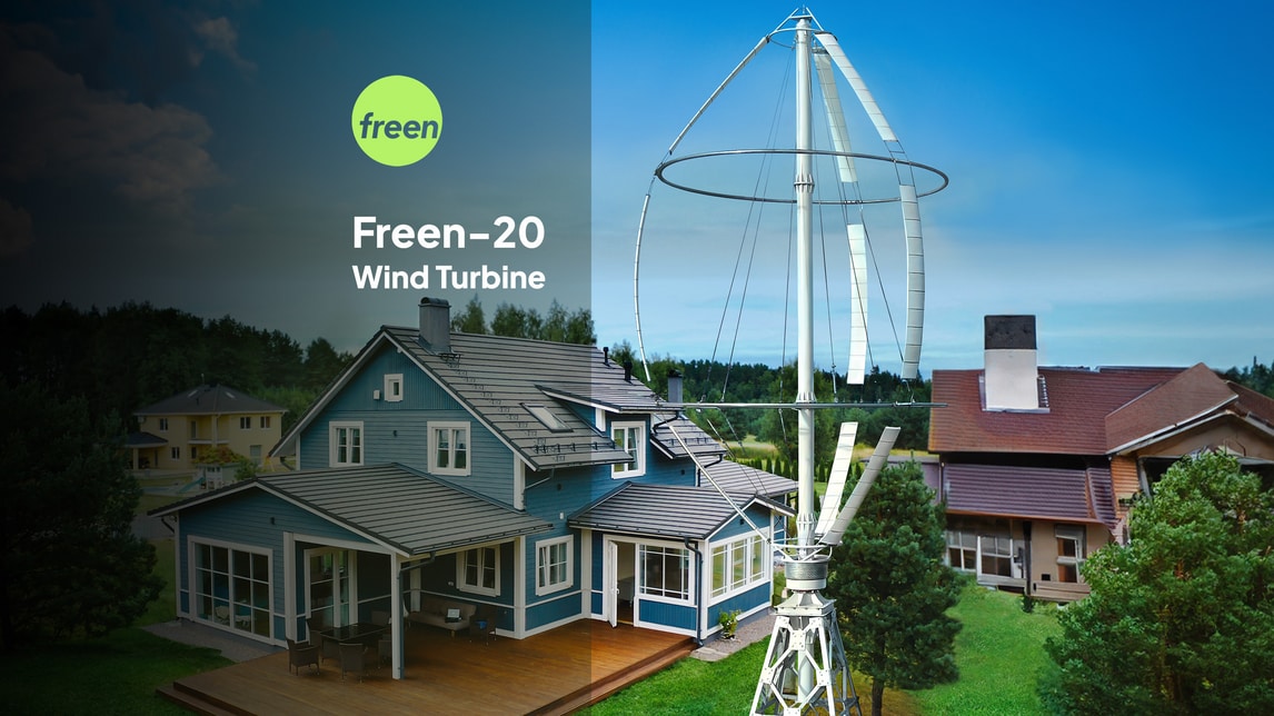 HANNOVER MESSE Produkt 2025: Freen-20 Vertical Small Wind turbine (Freen)