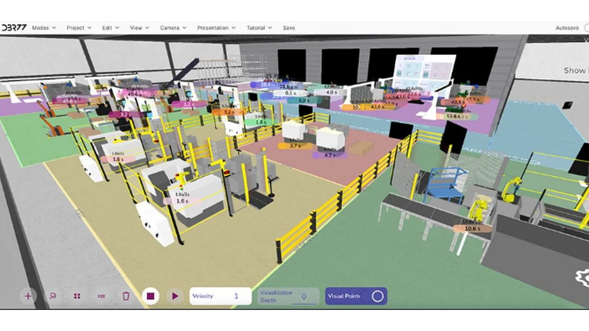 HANNOVER MESSE Product 2025: DBR77 Digital Twin for production plant (DBR77)
